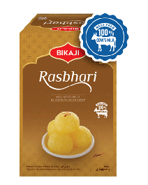 Buy Bikaji's Sweet Fresh Indian Sweet Rasbhari - Free Home Delivery*