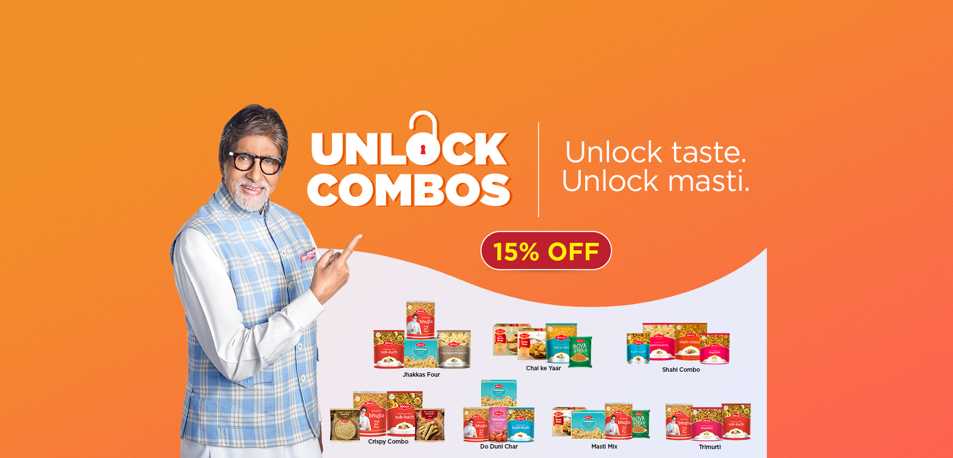 Buy Namkeen, Bhujia, Papad, Sweets from Online Store in India | Bikaji ...